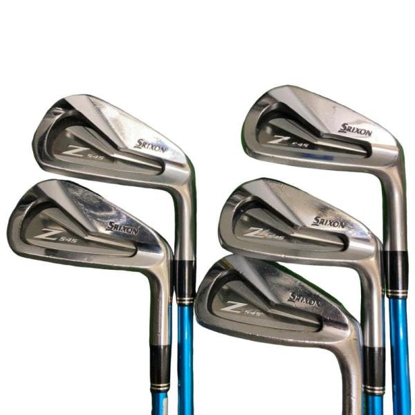 中古　Dランク　ダンロップ　ＳＲＩＸＯＮ　ＳＲＩＸＯＮ　Ｚ５４５　　６Ｓ（実本数：５本セット）　アイアンセット　Ｍｉｙａｚａｋｉ　Ｋｏｓｕｍａ　Ｂｌｕｅ（水）　Ｉｒｏｎ 　フレックスＳ ロフト角:24.00