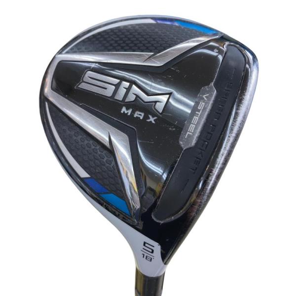 中古　Dランク　テーラーメイド　ＳＩＭ　ＳＩＭ　ＭＡＸ　５Ｗ　フェアウェイウッド　ＴＥＮＳＥＩ　ＢＬＵＥ　ＴＭ５０（ＦＷ） 　フレックスＳ ロフト角:18.00