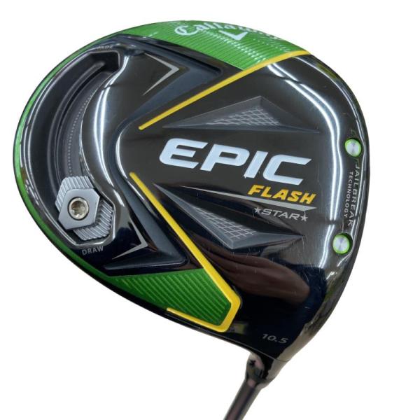 中古　Cランク　キャロウェイ　ＥＰＩＣ　ＦＬＡＳＨ　ＥＰＩＣ　ＦＬＡＳＨ　ＳＴＡＲ　１０．５°　ドライバー　Ｔｏｕｒ　ＡＤ　ＶＲ−５ 　フレックスＳ ロフト角:10.50