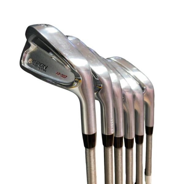 中古　Cランク　エポンゴルフ株式会社　ＥＰＯＮ　ＥＰＯＮ　ＡＦ−５０７　６Ｓ（実本数：５本セット）　アイアンセット　純正特注シャフト 　フレックスＳ ロフト角:25.00