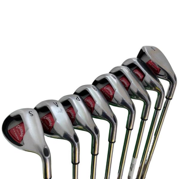 中古　Dランク　キャロウェイ　ＢＩＧ　ＢＥＲＴＨＡ　ＢＩＧ　ＢＥＲＴＨＡ　ＩＲＯＮＳ（２００８）　　８Ｓ（実本数：８本セット）　アイアンセット　ＮＳ　ＰＲＯ　８５０ＧＨ 　フレックスＲ ロフト角:26.00