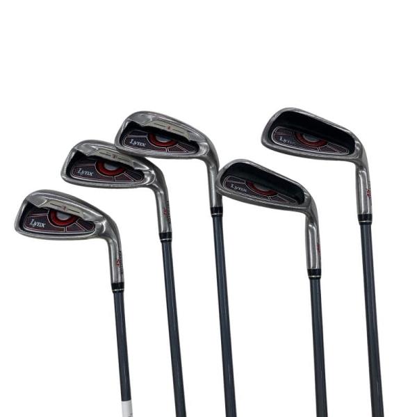 中古　Cランク　リンクス　ＰＲＥＤＡＴＯＲ　ＰＲＥＤＡＴＯＲ　ＳＦ　８Ｓ（実本数：５本セット）　アイアンセット　オリジナルカーボン 　フレックスＳ ロフト角:24.00