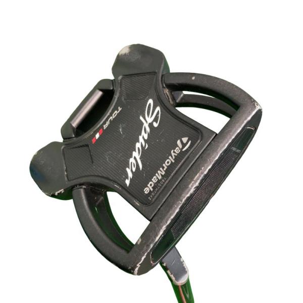 中古　Cランク　テーラーメイド　Ｓｐｉｄｅｒ　Ｔｏｕｒ　Ｓｐｉｄｅｒ　Ｔｏｕｒ　ＢＬＡＣＫ（２０２０）（サイトライン）　ショートスラント　３５インチ　ＵＳＡ　パター　スチール 　フレックスその他 ロフト角:3.00