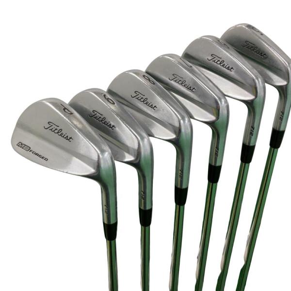 中古　Cランク　タイトリスト　Ｔｉｔｌｅｉｓｔ　Ｔｉｔｌｅｉｓｔ　ＭＢ　７１２　６Ｓ（実本数：６本セット）　アイアンセット　純正特注シャフト 　フレックスＳ ロフト角:27.00