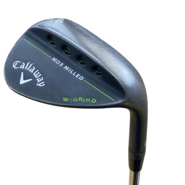 中古　Dランク　キャロウェイ　ＭＤ　ＭＤ　３　マットブラック　６０°／１１°Ｗ　ウェッジ　ＮＳ　ＰＲＯ　ＭＯＤＵＳ３　ＴＯＵＲ１２０ 　フレックスＳ ロフト角:60.00