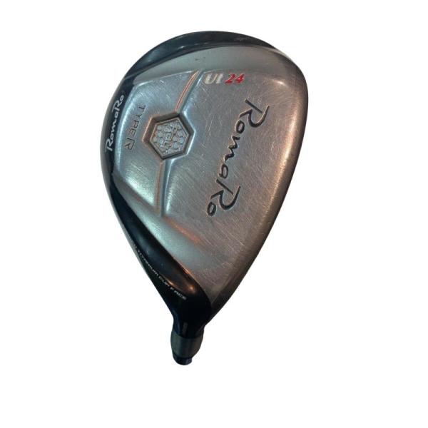 中古　Cランク　ＲｏｍａＲｏ　ＲｏｍａＲｏ　ＲｏｍａＲｏ　Ｒａｙ　ＴＹＰＥ　Ｒ　シルバー　Ｕ２４　ユーティリティ　純正特注シャフト 　フレックスＳ ロフト角:24.00