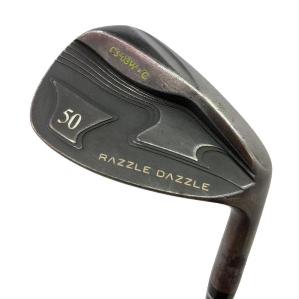 中古　Cランク　ＲＡＺＺＬＥ　ＤＡＺＺＬＥ　ＲＡＺＺＬＥ　ＤＡＺＺＬＥ　ＲＡＺＺＬＥ　ＤＡＺＺＬＥ　ＣＳ−０３Ｗ　５０°　ウェッジ　純正特注シャフト 　フレックスＳ ロフト角:50.00