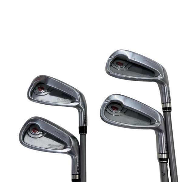 中古　Cランク　プロギア　ｅｇｇ　ｅｇｇ　ＰＦ（２０１７）　　６Ｓ（実本数：４本セット）　アイアンセット　ｅｇｇオリジナルカーボン 　フレックスＳＲ ロフト角:26.00