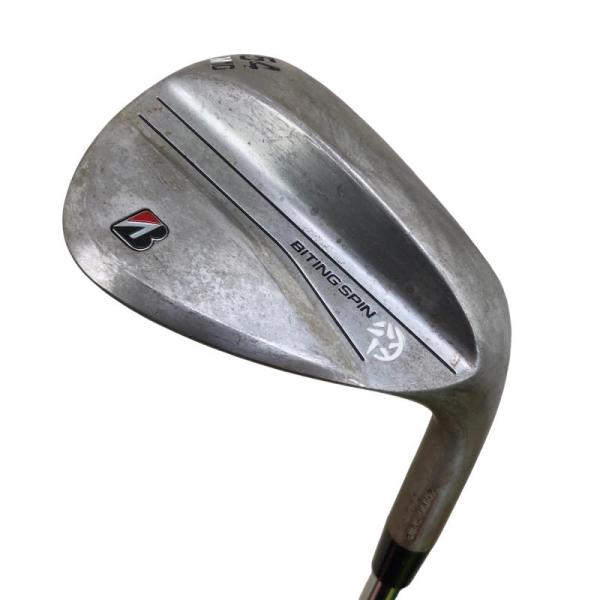 中古　Cランク　ブリヂストン　ＢＲＩＤＧＥＳＴＯＮＥ　ＢＲＩＤＧＥＳＴＯＮＥ　ＢＩＴＩＮＧ　ＳＰＩＮ　ノーメッキ　５４°／１０°Ｍ　ウェッジ　リシャフト 　フレックスその他 ロフト角:54.00