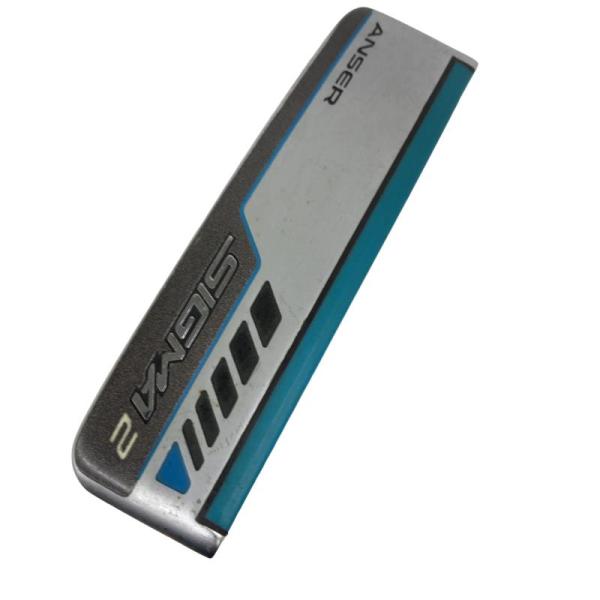 中古　Cランク　ピン　ＳＩＧＭＡ　２　ＳＩＧＭＡ　２　ＡＮＳＥＲ　プラチナム　３４インチ（ＰＰ５８）　パター　スチール 　フレックスその他 ロフト角:3.00