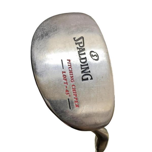 中古　Cランク　スポルディング　ＳＰＡＬＤＩＮＧ　ＳＰＡＬＤＩＮＧ　ＰＩＴＣＨＩＮＧ　ＣＨＩＰＰＥＲ　４５°　ウェッジ　スチール 　フレックスその他 ロフト角:45.00