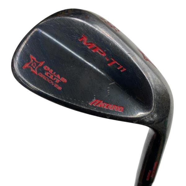 中古　Dランク　ミズノ　ＭＰ　ＭＰ−Ｔ１１　ブラックニッケル　５６°／１３°　ＵＳＡ　ウェッジ　純正特注シャフト 　フレックスＳ ロフト角:56.00