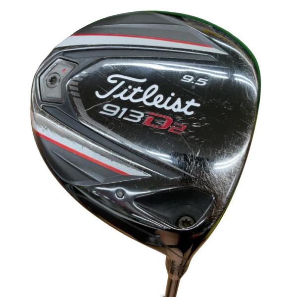 中古　Cランク　タイトリスト　９１３　９１３　Ｄ２　　９．５°　ドライバー　リシャフト 　フレックスその他 ロフト角:9.50