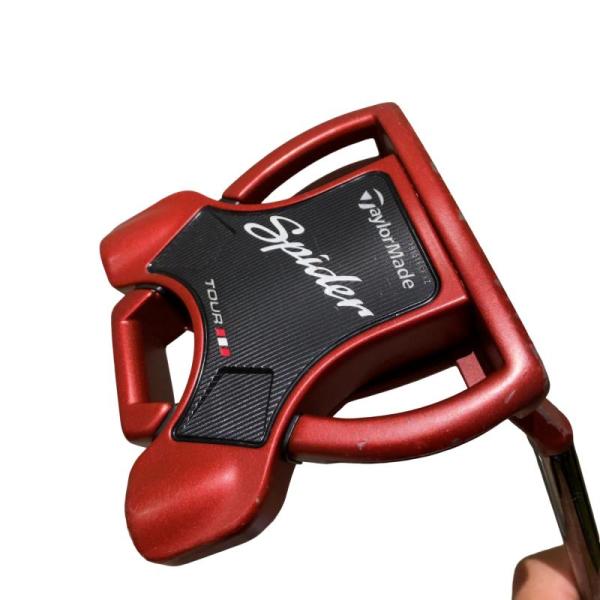 中古　Dランク　テーラーメイド　Ｓｐｉｄｅｒ　Ｔｏｕｒ　Ｓｐｉｄｅｒ　Ｔｏｕｒ　ＲＥＤ（サイトライン）　３５インチ　ＵＳＡ　パター　スチール 　フレックスその他 ロフト角:3.00