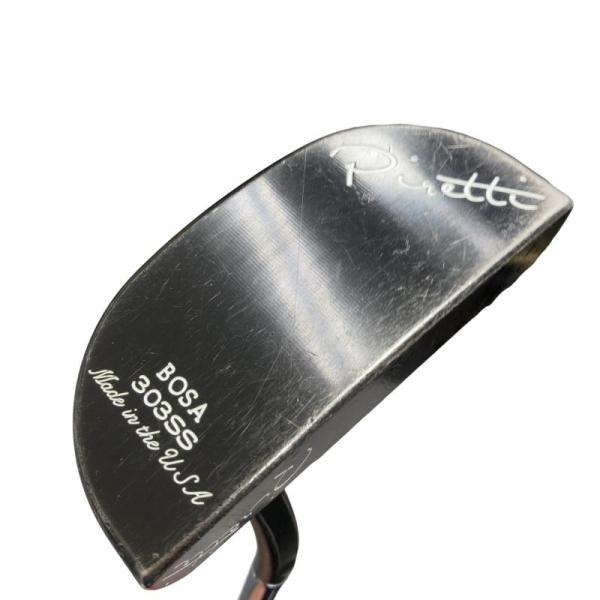 中古　Dランク　Ｐｉｒｅｔｔｉ　Ｐｉｒｅｔｔｉ　Ｐｉｒｅｔｔｉ　ＭＩＤＮＩＧＨＴ　ＢＬＡＣＫ　ＢＯＳＡ　フローネック　３３インチ　パター　スチール 　フレックスその他 ロフト角:2.50