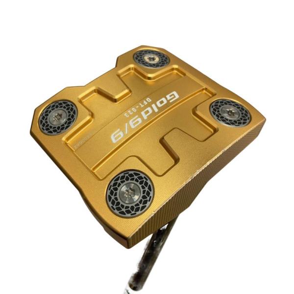 中古　Cランク　キャスコ　Ｇｏｌｄ　Ｇｏｌｄ　９／９　ＤＥＬＴＡ−ＦＡＣＥ　Ｔｕｒｔｌｅ　ＤＦＴ−０２３　３４インチ　パター　オリジナルカーボン 　フレックスその他 ロフト角:1.50