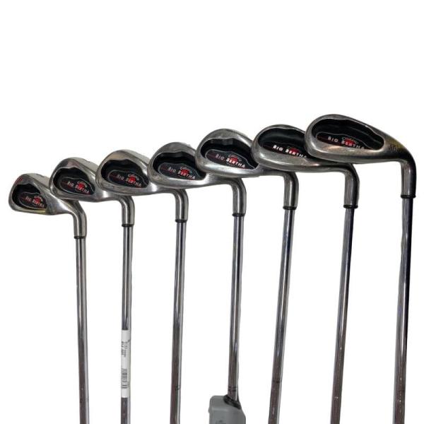中古　Cランク　キャロウェイ　ＢＩＧ　ＢＥＲＴＨＡ　ＢＩＧ　ＢＥＲＴＨＡ　ＩＲＯＮＳ（２００８）　　８Ｓ　ＵＳＡ（実本数：７本セット）　アイアンセット　ＢＩＧ　ＢＥＲＴＨＡ　ＳＴＥＥＬ 　フレックスＵＮＩ ロフト角:26.00