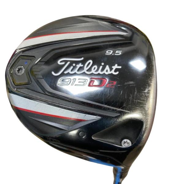 中古　Cランク　タイトリスト　９１３　９１３　Ｄ２　　９．５°　ドライバー　Ｔｏｕｒ　ＡＤ　ＧＴ−６ 　フレックスＳ ロフト角:9.50