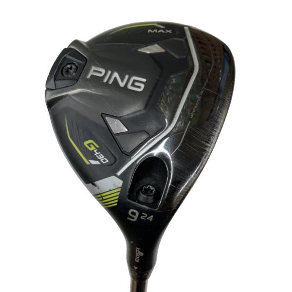 中古　Dランク　ピン　Ｇ４３０　Ｇ４３０　ＭＡＸ　９Ｗ　フェアウェイウッド　ＰＩＮＧ　ＴＯＵＲ　２．０　ＣＨＲＯＭＥ　６５（ＦＷ） 　フレックスＲ ロフト角:24.00