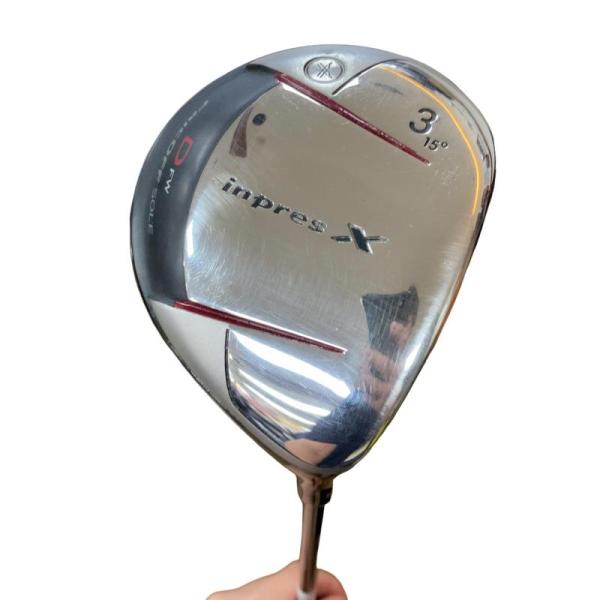 中古　Cランク　ヤマハ　ｉｎｐｒｅｓ　Ｘ　ｉｎｐｒｅｓ　Ｘ　Ｄ　ＦＷ　３Ｗ　フェアウェイウッド　ＭＸ−５０９Ｆ 　フレックスＳＲ ロフト角:15.00