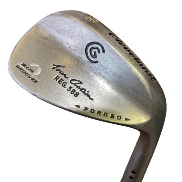 中古　Cランク　クリーブランド　ＴＯＵＲ　ＡＣＴＩＯＮ　ＴＯＵＲ　ＡＣＴＩＯＮ　５８８　ＺＩＰ　ＧＲＯＯＶＥＳ　ＦＯＲＧＥＤ（ノンメッキ）　４８°／０８°　ウェッジ　Ｄｙｎａｍｉｃ　Ｇｏｌｄ 　フレックスＳ ロフト角:48.00
