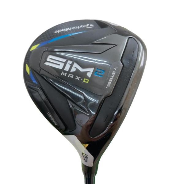 中古　Cランク　テーラーメイド　ＳＩＭ２　ＳＩＭ２　ＭＡＸ−Ｄ　５Ｗ　フェアウェイウッド　ＴＥＮＳＥＩ　ＢＬＵＥ　ＴＭ５０（ＳＩＭ２　ＦＷ） 　フレックスＳＲ ロフト角:19.00