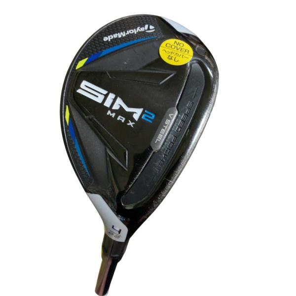 中古　Cランク　テーラーメイド　ＳＩＭ２　ＳＩＭ２　ＭＡＸ　Ｕ４　ユーティリティ　ＴＥＮＳＥＩ　ＢＬＵＥ　ＴＭ６０（ＳＩＭ２　ＵＴ） 　フレックスＳ ロフト角:22.00