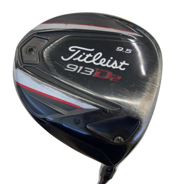 中古　Dランク　タイトリスト　９１３　９１３　Ｄ２　　９．５°　ドライバー　Ｔｏｕｒ　ＡＤ　ＧＴ−７ 　フレックスＳ ロフト角:9.50