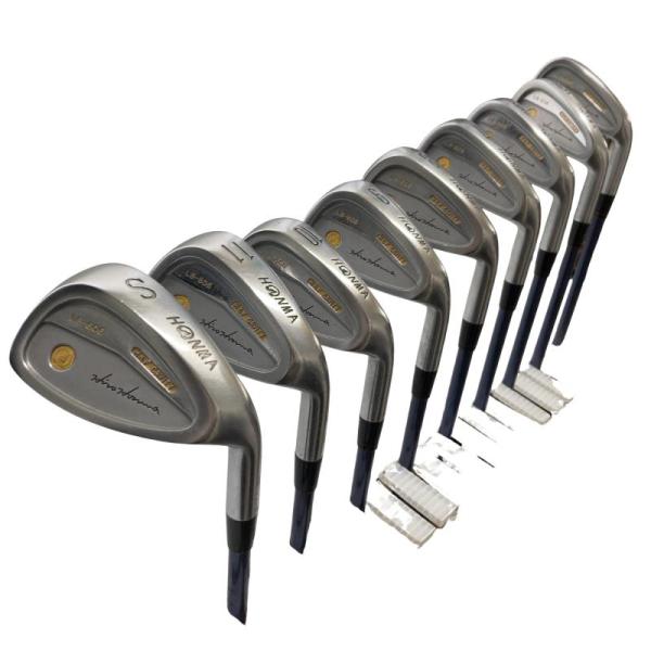 中古　Dランク　本間ゴルフ　ＬＢ　ＬＢ−６０６　Ｈ＆Ｆ　２４Ｋ　ＧＰ　１０Ｓ（実本数：１０本セット）　アイアンセット　１Ｓ　ＳＵＰＥＲ　ＦＥＲＲＩＴＥ　ＣＡＲＢＯＮ　ＬＩＧＨＴ 　フレックスその他 ロフト角:27.00