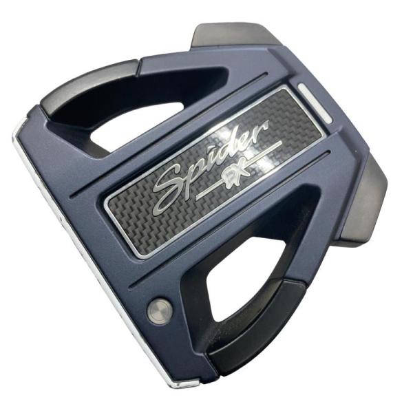 中古　Cランク　テーラーメイド　Ｓｐｉｄｅｒ　ＥＸ　Ｓｐｉｄｅｒ　ＥＸ　ＮＡＶＹ／ＷＨＩＴＥ　スモールスラント　３４インチ　レフティ　パター　スチール 　フレックスその他 ロフト角:3.00
