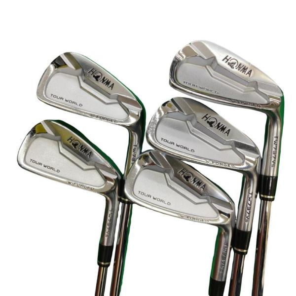 中古　Cランク　本間ゴルフ　ＴＯＵＲ　ＷＯＲＬＤ　ＴＯＵＲ　ＷＯＲＬＤ　ＴＷ７３７Ｖｓ　６Ｓ（実本数：５本セット）　アイアンセット　純正特注シャフト 　フレックスＳ ロフト角:24.00