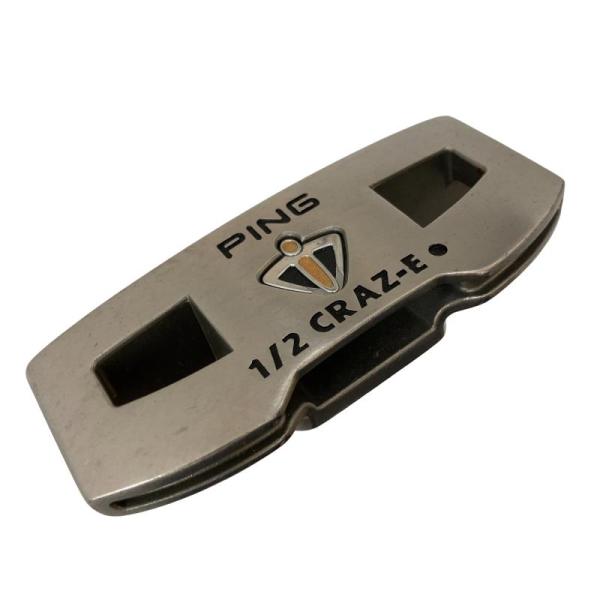 中古　Dランク　ピン　ｉ−ＳＥＲＩＥＳ　ｉ−ＳＥＲＩＥＳ　ＨＡＬＦ（１／２）　ＣＲＡＺ−Ｅ　３４．０インチ　パター　スチール 　フレックスその他 ロフト角:0.00