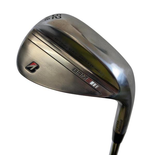 中古　Cランク　ブリヂストン　ＢＲＩＤＧＥＳＴＯＮＥ　ＢＲＩＤＧＥＳＴＯＮＥ　ＢＲＭ２　ノーメッキ　５２°／０８°Ｍ　ウェッジ　純正特注シャフト 　フレックスＳ ロフト角:52.00