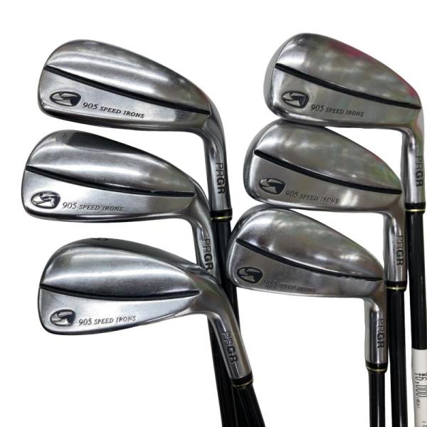 中古　Cランク　プロギア　ＳＰＥＥＤ　ＩＲＯＮＳ　ＳＰＥＥＤ　ＩＲＯＮＳ　９０５　　６Ｓ（実本数：６本セット）　アイアンセット　ＤＡＴＡ０６０ 　フレックスＲ ロフト角:25.00