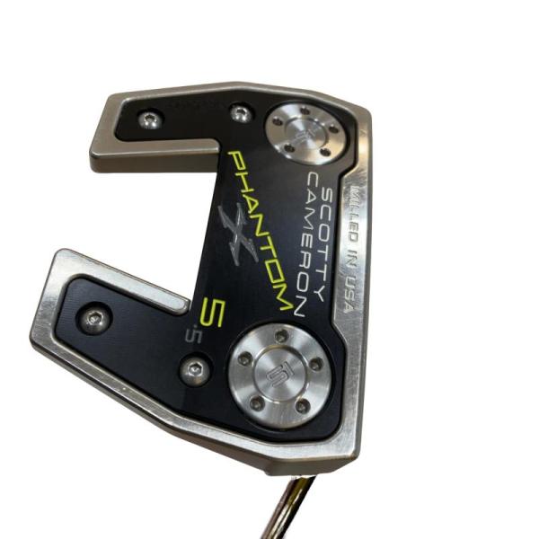 中古　Cランク　タイトリスト　ＳＣＯＴＴＹ　ＣＡＭＥＲＯＮ　ＰＨＡＮＴＯＭ　Ｘ　ＳＣＯＴＴＹ　ＣＡＭＥＲＯＮ　ＰＨＡＮＴＯＭ　Ｘ　５．５（２０２１）　３４インチ　パター　スチール 　フレックスその他 ロフト角:3.50