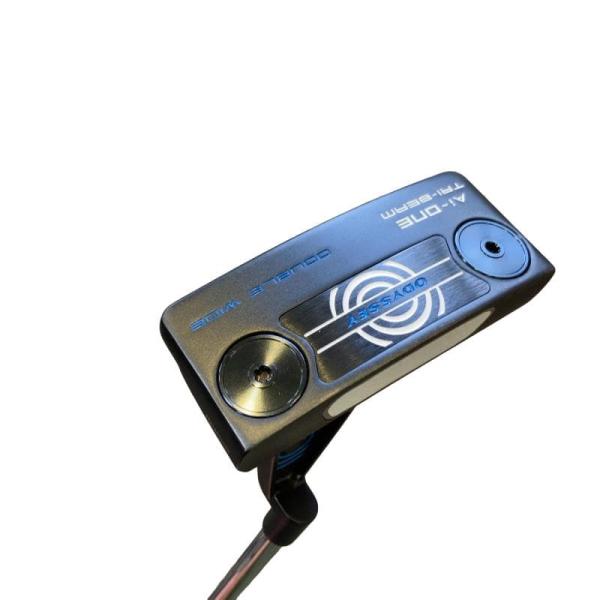 中古　Cランク　オデッセイ　Ａｉ−ＯＮＥ　ＴＲＩ−ＢＥＡＭ　Ａｉ−ＯＮＥ　ＴＲＩ−ＢＥＡＭ　ＤＯＵＢＬＥ　ＷＩＤＥ　ＣＨ　３２インチ　パター　ＳＴＲＯＫＥ　ＬＡＢ　９０　スチール 　フレックスその他 ロフト角:0.00