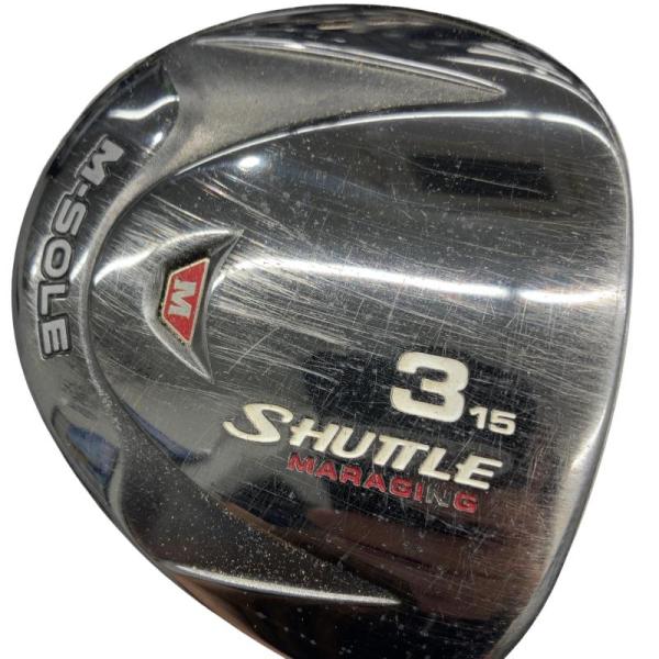 中古　Cランク　マジェスティゴルフ（旧マルマン）　ＳＨＵＴＴＬＥ　ＳＨＵＴＴＬＥ　Ｍ−ＳＯＬＥ　　３Ｗ　フェアウェイウッド　ＳＨＵＴＴＬＥ　ＮＢＰ　Ｔｙｐｅ０３ 　フレックスＳＲ ロフト角:15.00
