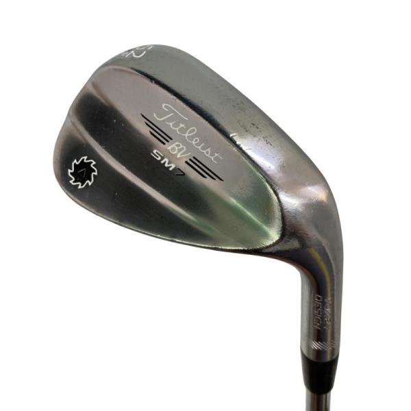 中古　Dランク　タイトリスト　ＶＯＫＥＹ　ＶＯＫＥＹ　ＳＰＩＮ　ＭＩＬＬＥＤ　ＳＭ７　ツアークロム　５２°／０８°Ｆ　ウェッジ　リシャフト 　フレックスその他 ロフト角:52.00