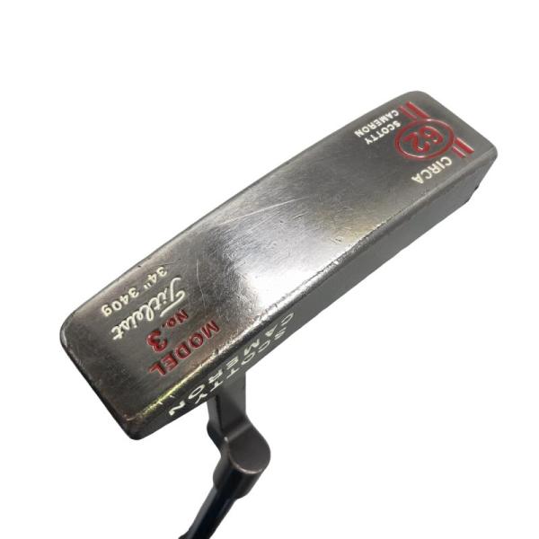 中古　Dランク　タイトリスト　ＳＣＯＴＴＹ　ＣＡＭＥＲＯＮ　ＣＩＲＣＡ　６２　ＳＣＯＴＴＹ　ＣＡＭＥＲＯＮ　ＣＩＲＣＡ　６２　Ｎｏ．３（２００７）　３４インチ　パター　スチール 　フレックスその他 ロフト角:4.00