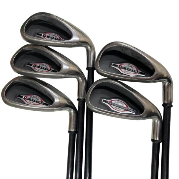 中古　Cランク　キャロウェイ　ＢＩＧ　ＢＥＲＴＨＡ　ＢＩＧ　ＢＥＲＴＨＡ　ＩＲＯＮＳ（２００２）　　８Ｓ　ＵＳＡ（実本数：５本セット）　アイアンセット　ＲＣＨ　７５ｉ 　フレックスＳ ロフト角:27.00