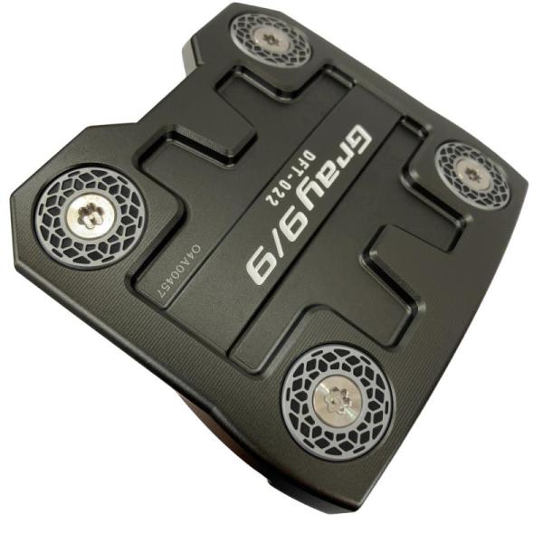 中古　Bランク　キャスコ　Ｇｒａｙ　Ｇｒａｙ　９／９　ＤＥＬＴＡ−ＦＡＣＥ　Ｔｕｒｔｌｅ　ＤＦＴ−０２２　３４インチ　パター　オリジナルカーボン 　フレックスその他 ロフト角:1.50