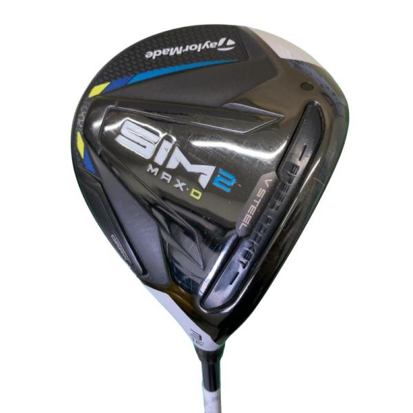 中古　Cランク　テーラーメイド　ＳＩＭ２　ＳＩＭ２　ＭＡＸ−Ｄ　３Ｗ　フェアウェイウッド　ＴＥＮＳＥＩ　ＢＬＵＥ　ＴＭ５０（ＳＩＭ２　ＦＷ） 　フレックスＳ ロフト角:16.00