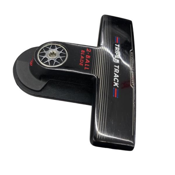 中古　Cランク　オデッセイ　ＴＲＩＰＬＥ　ＴＲＡＣＫ　ＴＲＩＰＬＥ　ＴＲＡＣＫ　２−ＢＡＬＬ　ＢＬＡＤＥ　３４インチ　パター　ＳＴＲＯＫＥ　ＬＡＢ　ＢＬＡＣＫ 　フレックスその他 ロフト角:3.00