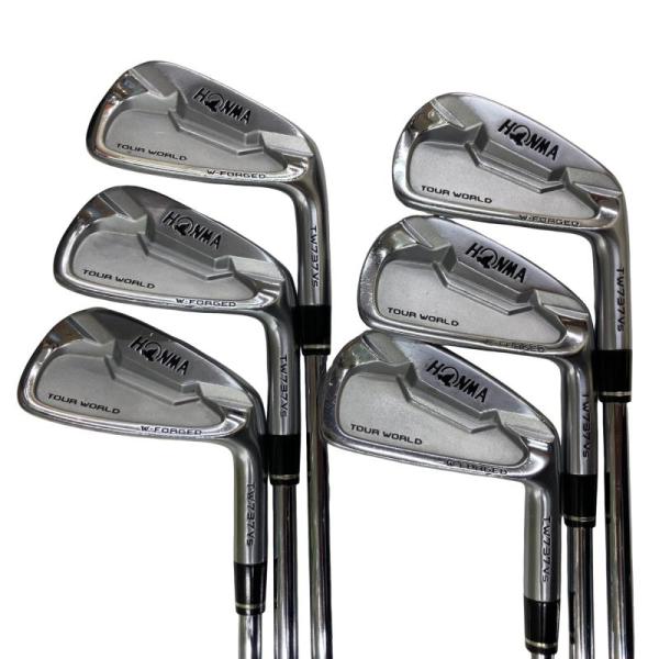 中古　Cランク　本間ゴルフ　ＴＯＵＲ　ＷＯＲＬＤ　ＴＯＵＲ　ＷＯＲＬＤ　ＴＷ７３７Ｖｓ　６Ｓ（実本数：６本セット）　アイアンセット　ＮＳ　ＰＲＯ　ＭＯＤＵＳ３　ＴＯＵＲ１０５ 　フレックスＲ ロフト角:24.00