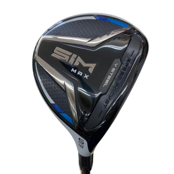 中古　Bランク　テーラーメイド　ＳＩＭ　ＳＩＭ　ＭＡＸ　５Ｗ　フェアウェイウッド　ＴＥＮＳＥＩ　ＢＬＵＥ　ＴＭ５０（ＦＷ） 　フレックスＳ ロフト角:18.00