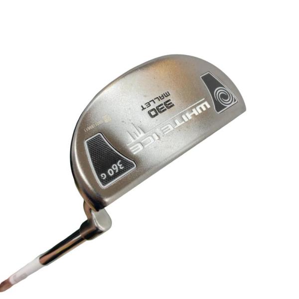 中古　Cランク　オデッセイ　ＷＨＩＴＥ　ＩＣＥ　ＷＨＩＴＥ　ＩＣＥ　３３０　ＭＡＬＬＥＴ　３２インチ　パター　スチール 　フレックスその他 ロフト角:3.00