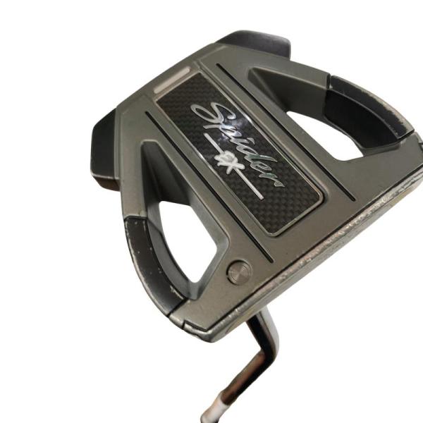 中古　Dランク　テーラーメイド　Ｓｐｉｄｅｒ　ＥＸ　Ｓｐｉｄｅｒ　ＥＸ　ＰＬＡＴＩＮＵＭ／ＷＨＩＴＥ　シングルベンド　３４インチ　パター　スチール 　フレックスその他 ロフト角:3.00