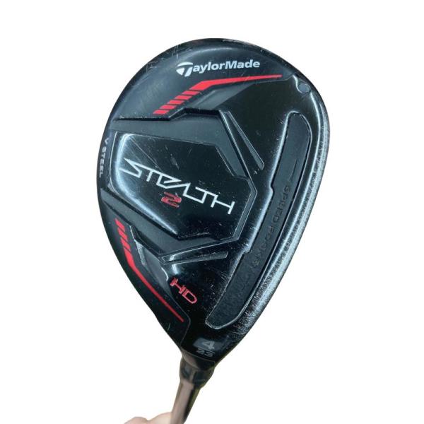 中古　Dランク　テーラーメイド　ＳＴＥＡＬＴＨ２　ＳＴＥＡＬＴＨ２　ＨＤ　Ｕ４　ユーティリティ　ＴＥＮＳＥＩ　ＲＥＤ　ＴＭ６０（ＳＴＥＡＬＴＨ　ＵＴ） 　フレックスＳ ロフト角:23.00