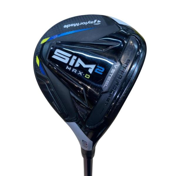 中古　Cランク　テーラーメイド　ＳＩＭ２　ＳＩＭ２　ＭＡＸ−Ｄ　５Ｗ　フェアウェイウッド　ＴＥＮＳＥＩ　ＢＬＵＥ　ＴＭ５０（ＳＩＭ２　ＦＷ） 　フレックスＳ ロフト角:19.00