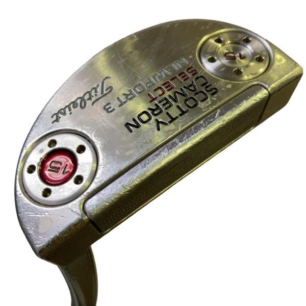 中古　Cランク　タイトリスト　ＳＣＯＴＴＹ　ＣＡＭＥＲＯＮ　ｓｅｌｅｃｔ　ＳＣＯＴＴＹ　ＣＡＭＥＲＯＮ　ｓｅｌｅｃｔ　ＮＥＷＰＯＲＴ　３（２０１６）　３３インチ　パター　スチール 　フレックスその他 ロフト角:3.50